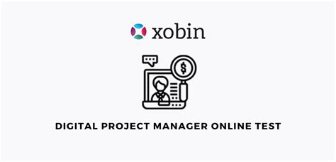 Digital Project Manager Assessment Test Xobin