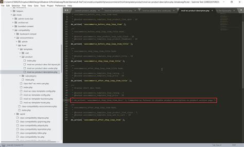 Functions Remove Product Description From Product Archive Page