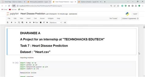 Dharanee A On Linkedin Technohacksedutech Machinelearning Task2