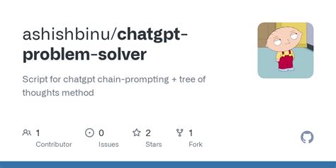 Github Ashishbinuchatgpt Problem Solver Script For Chatgpt Chain
