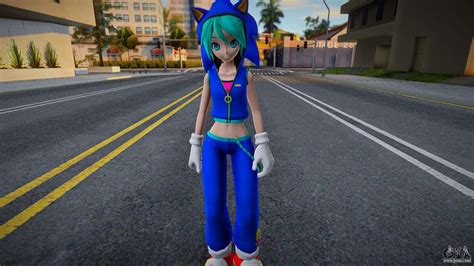 PDFT Hatsune Miku Sonic Style V2 For GTA San Andreas