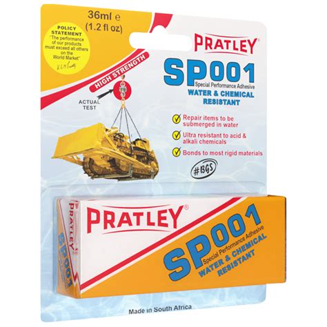 Pratley Epoxy Adh Sp001 36ml Water And Chemical Resistant Fowkes Bros