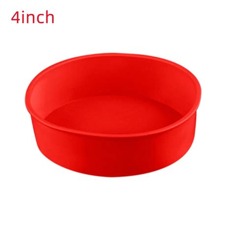 468inch Silicone Cake Mold Tray Pans Round Baking Mold Kitchen