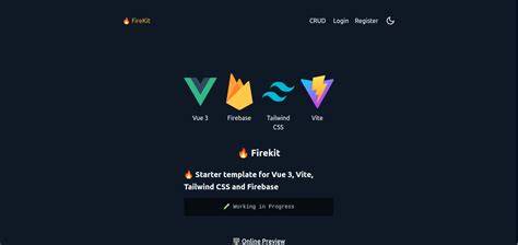 Github Leighayanidfirekit Template Vue 3 Vite Tailwindcss 3