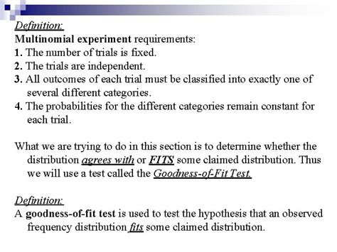 Chapter 11 Multinomial Experiments And Contingency Tables Lecture