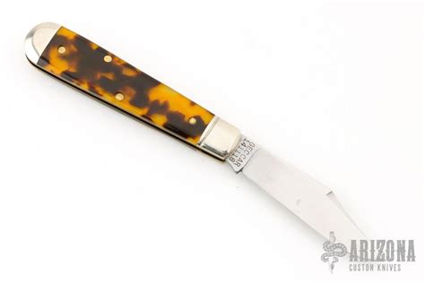 141118 Slipjoint Tortoise Shell Acrylic Arizona Custom Knives