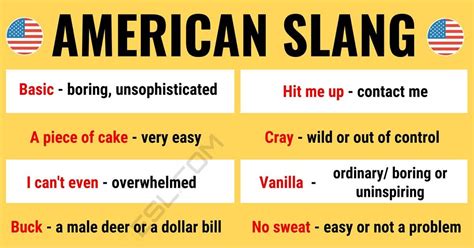 30 Popular American Slang Words You Should Know • 7esl