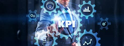 Kpi Key Performance Indicator Business Internet Technology Concept On Virtual Screen Stock