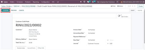 Invoice In Odoo Sales Odoo V16 Enterprise Edition Book