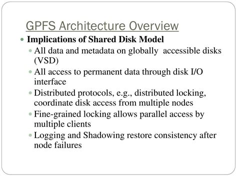 Ppt General Parallel File System Powerpoint Presentation Free