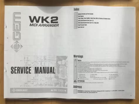 ww2 midi arranger diagram schematic diagrams general music gem £5 12