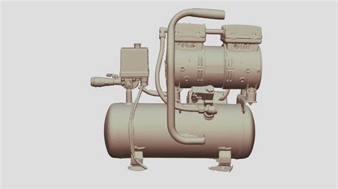 Air Compressor Download Free 3d Model By Robot802 E53b90c Sketchfab