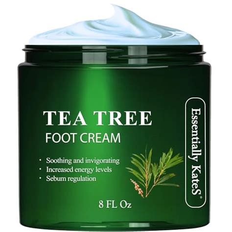 Essentially Kates Tea Tree Oil Foot Cream 8 Fl Oz Toe