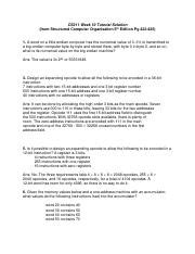 CS Week Tutorial Solution Pdf CS Week Tutorial Solution From Structured Computer