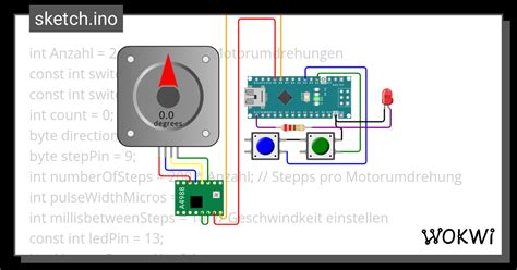 Nano MotorV Wokwi ESP STM Arduino Simulator