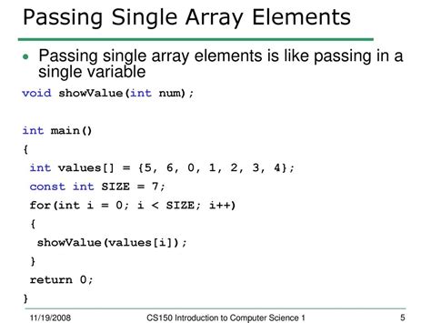 Cs150 Introduction To Computer Science 1 Ppt Download