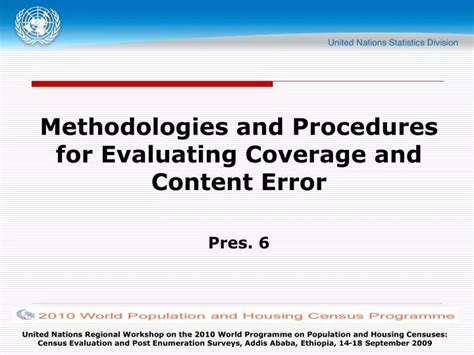 Ppt Methodologies And Procedures For Evaluating Coverage And Content Error Pres 6 Powerpoint