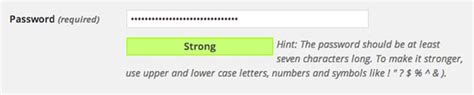 Using The Included Password Strength Meter Script In WordPress Envato Tuts