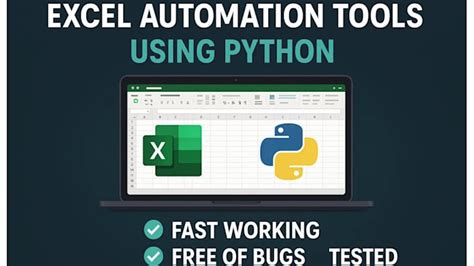 Automate Your Excel Tasks And Create Custom Excel Tools With Python By