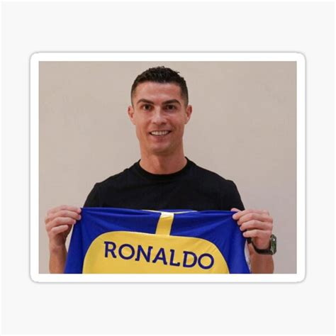 Cristiano Ronaldo To Al Nassr Poster Sticker For Sale By Nehadbare