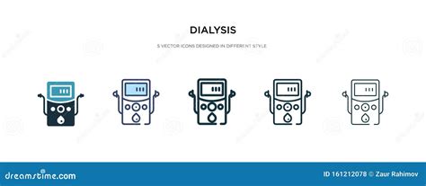 Dialysis Icon In Different Style Vector Illustration Two Colored And