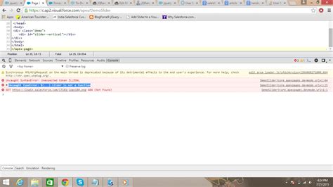 jquery ui based javascript not working in salesforce salesforce stack
