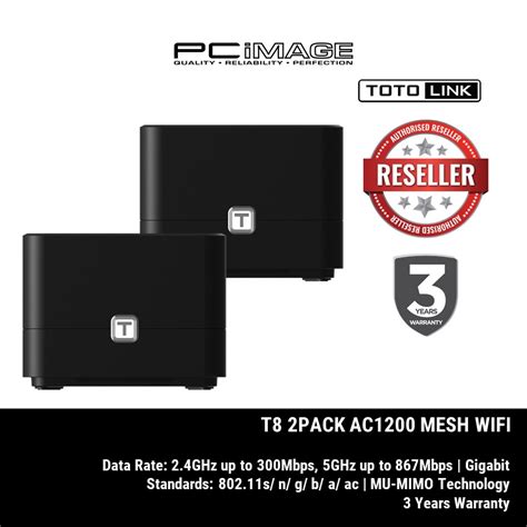 Totolink T Pack Ac Mesh Smart Home Wifi System Pc Image Malaysia