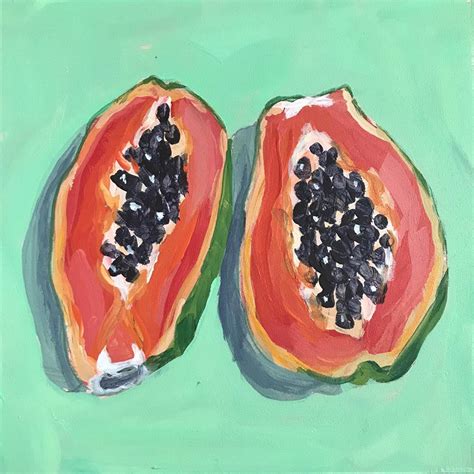 Papayas 2 By Gina Garding