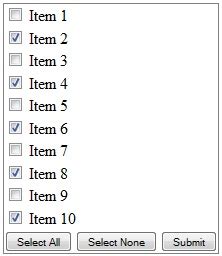 Chandan S Technical Blog Select Multiple Checkboxes Using Javascript And Jquery