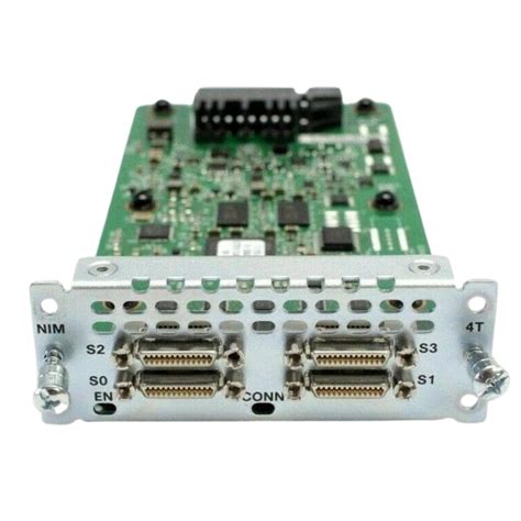 4 Ports Interface Module Serial Wan Cisco Nim 4t New