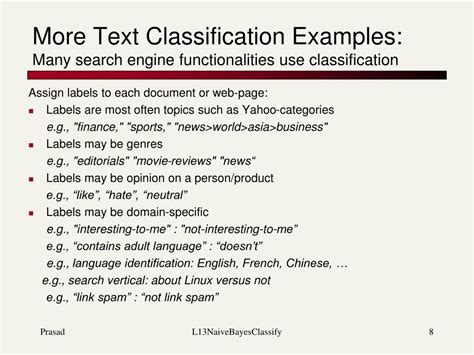 Ppt Text Classification The Naïve Bayes Algorithm Powerpoint