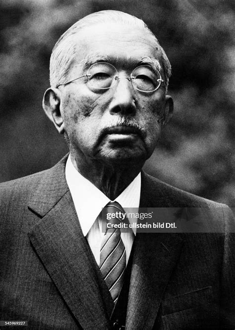 Hirohito Emperor Of Japan Portrait At Old Age Undated News Photo