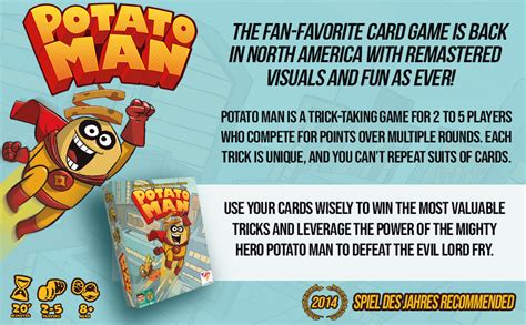 Minds Vision Potato Man Card Game Legendary Award