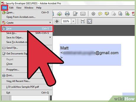 How To Create A Password Protected PDF Document In Adobe Acrobat Using A Security Envelope
