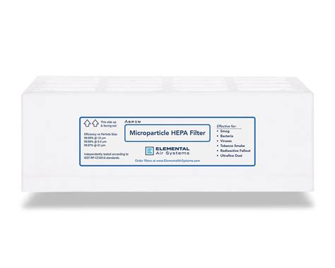Microparticle Hepa Filter Elemental Air Systems