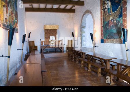 The Interior Or Inside Of Carrickfergus Castle A Norman Castle In Northern Ireland Open To The