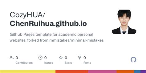 Github Cozyhua Github Pages Template For Academic Personal Websites