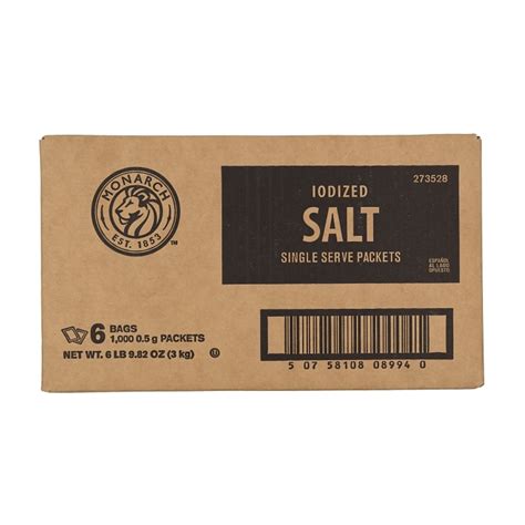 Monarch Salt Packets Us Foods Chefstore
