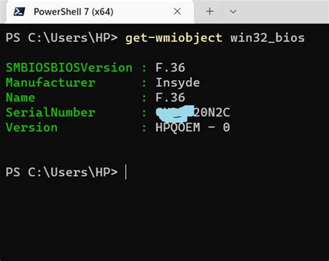 Find Bios Version On A Computer Using Powershell