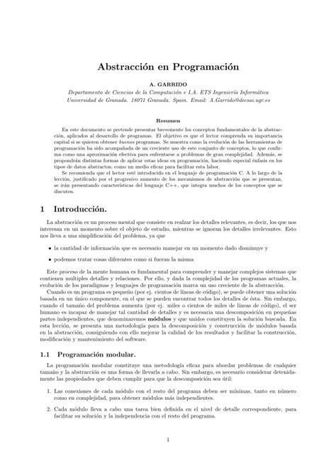 pdf de programación abstracción en programación