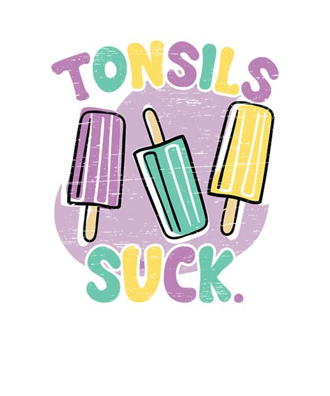 Tonsil Sucks Tonsil Survivor Tonsillectomy Greeting Card By Florian