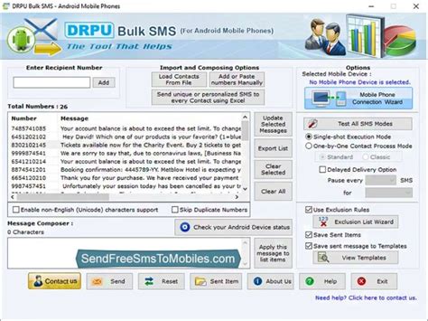 Bulk SMS Tool For Android Mobile Download Review
