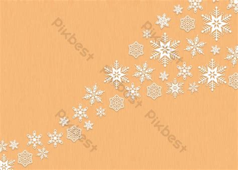 Romantic Snowflake Simple Style Winter Background Map Psd Free Download Pikbest
