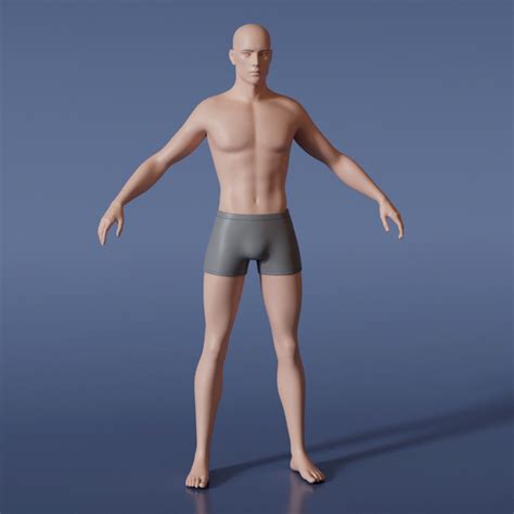 Stylized Male Base Mesh Production Ready Vertex Mode