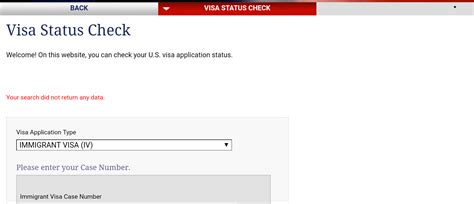 Search Did Not Return Any Data K 1 Fiancee Visa Case Filing And