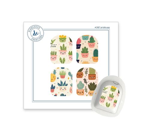 Omnipod Pod Stickers Temporary Tattoos Omnipod Decals Type 1 Diabetes Accessories