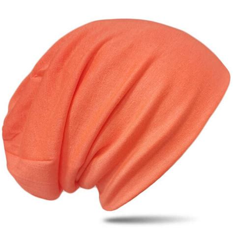 Oranje Overized Beanie Muts