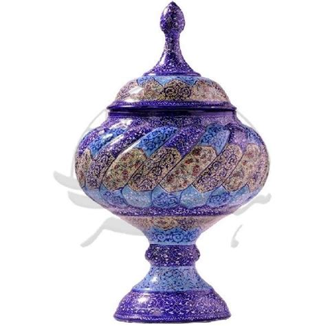 خرید و قیمت شکلات خوری مینا کاری اعلا قلم ریز رنگ کوره ای ترب