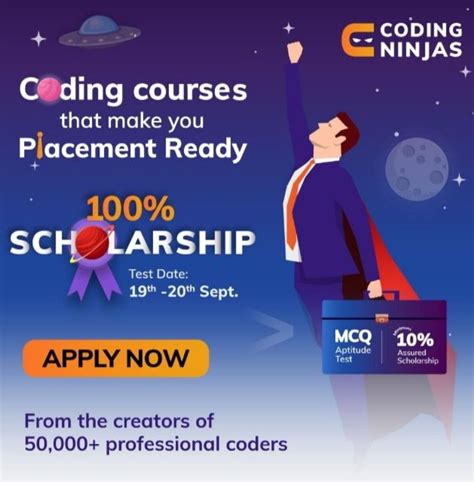 Shubhangi Pandey On Linkedin Coding Scholarshiptest Codingninjas