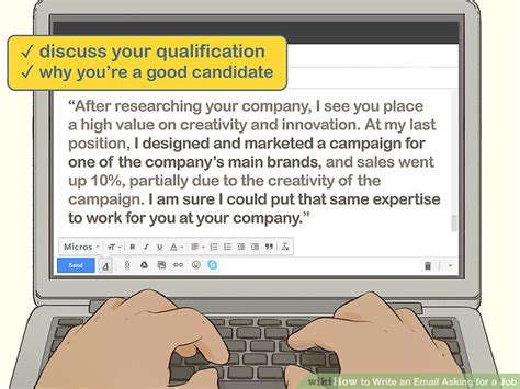 How To Write An Email Asking For A Job With Pictures WikiHow